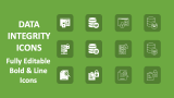 Data Integrity Icons for Google Slides and PowerPoint