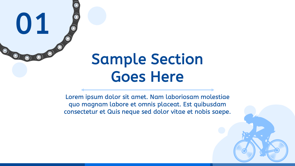 Free Cycling Presentation Theme for Google Slides and PowerPoint