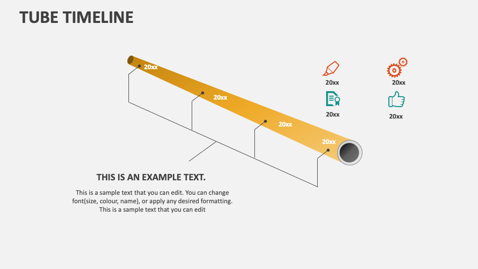 Tube Timeline Template for PowerPoint and Google Slides - PPT Slides