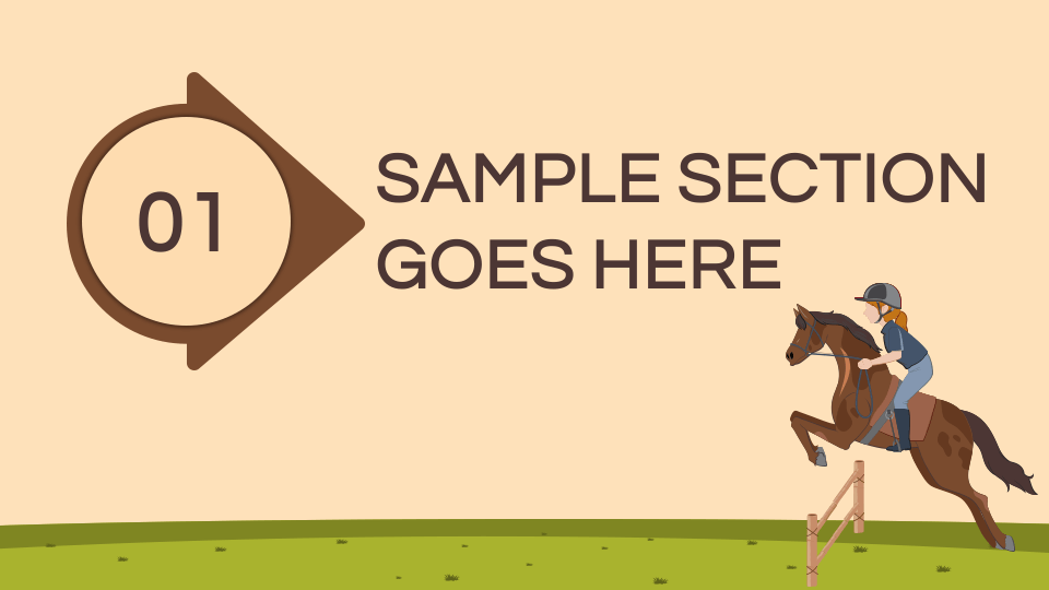 Free Equestrian Presentation Theme for Google Slides and PowerPoint
