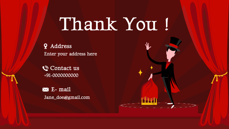 Magic Show Presentation Theme for PowerPoint and Google Slides - PPT Slides