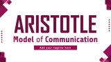 Aristotle Model of Communication Template for Google Slides and PowerPoint - PPT Slides