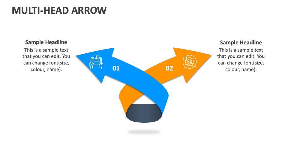 Multi-Head Arrow PowerPoint and Google Slides Template - PPT Slides