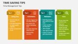 Time Saving Tips PowerPoint and Google Slides Template - PPT Slides