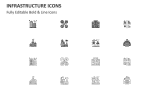 Infrastructure Icons for Google Slides and PowerPoint