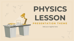 Free Physics Lesson Presentation Theme for Google Slides and PowerPoint