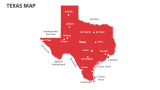 Texas Map for Google Slides and PowerPoint - PPT Slides