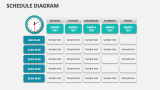 Schedule Diagram Template for PowerPoint and Google Slides - PPT Slides