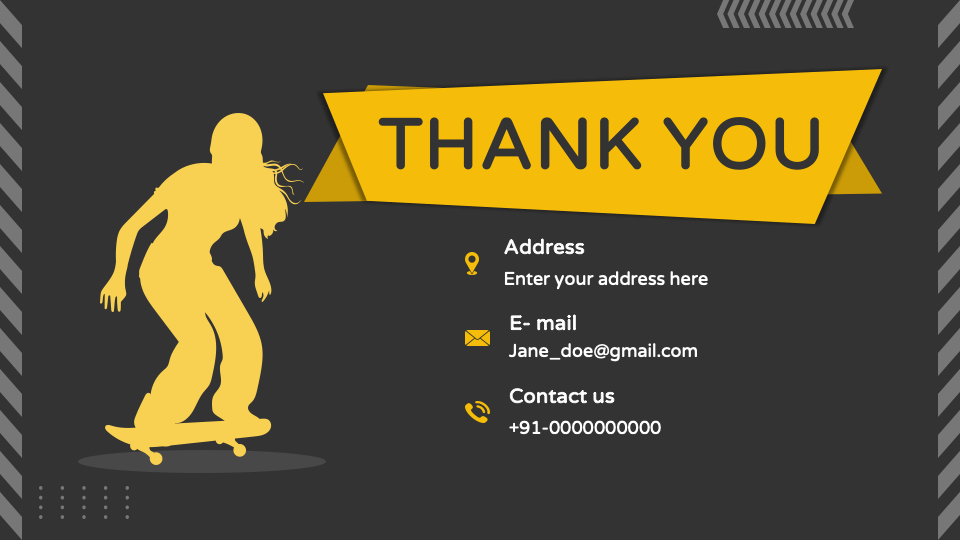 Free Skateboarding Presentation Theme for Google Slides and PowerPoint