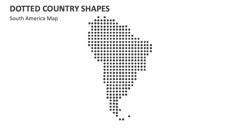 Dotted Country Shapes for Google Slides and PowerPoint - PPT Slides
