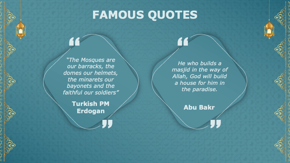 Free Mosque Presentation Theme for Google Slides and PowerPoint