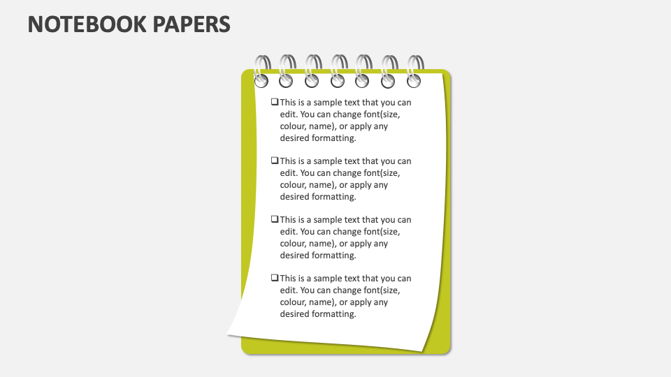 Notebook Papers Template for PowerPoint and Google Slides - PPT Slides