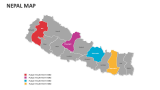 Nepal Map for Google Slides and PowerPoint - PPT Slides