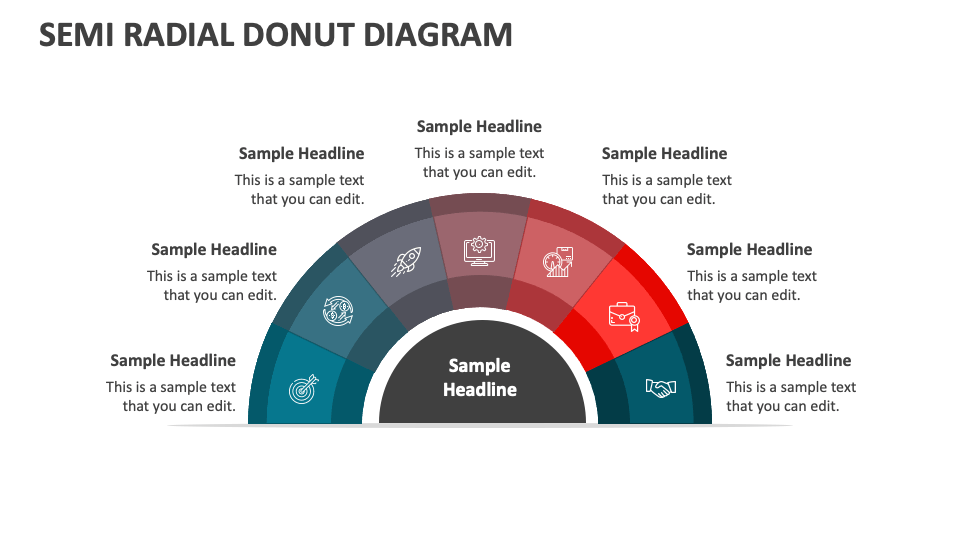 Semi Radial Donut Diagram PowerPoint and Google Slides Template - PPT ...