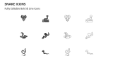 Snake Icons for Google Slides and PowerPoint