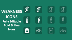 Weakness Icons for Google Slides and PowerPoint