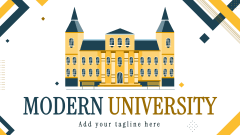 Free Modern University Theme for Google Slides and PowerPoint