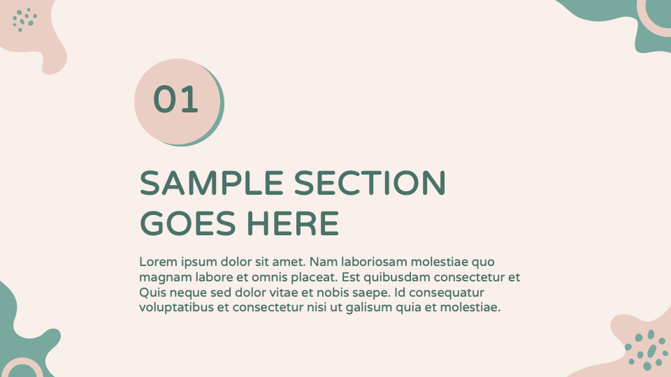 Free Organic Shapes Background Presentation Theme for Google Slides and ...