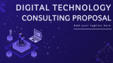 Digital Technology Consulting Proposal Template for Google Slides and PowerPoint