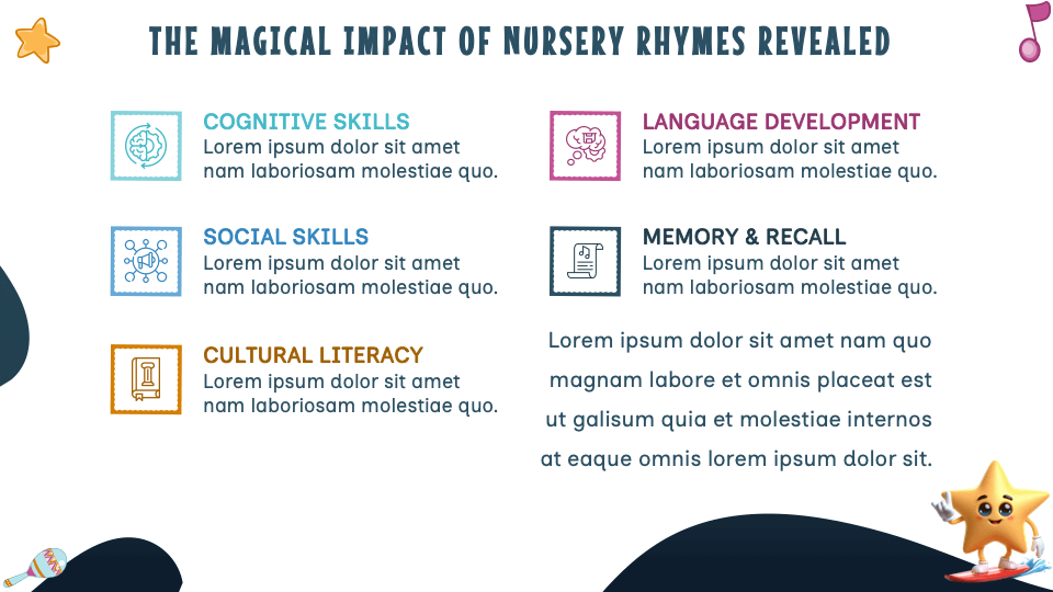 Nursery Rhymes Template for Google Slides and PowerPoint - PPT Slides