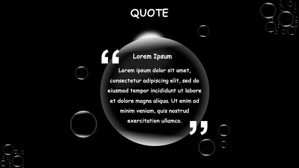 Bubble Presentation Theme for PowerPoint and Google Slides - PPT Slides