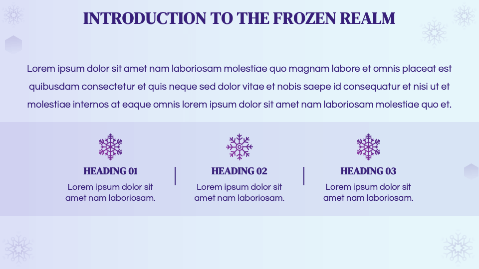 Free Frozen Disney Template for Google Slides and PowerPoint - PPT Slides