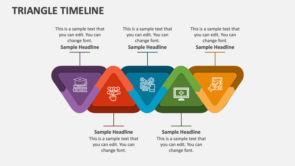 Triangle Timeline PowerPoint and Google Slides Template - PPT Slides