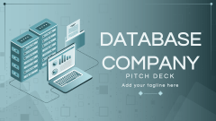 Database Company Pitch Deck for Google Slides and PowerPoint