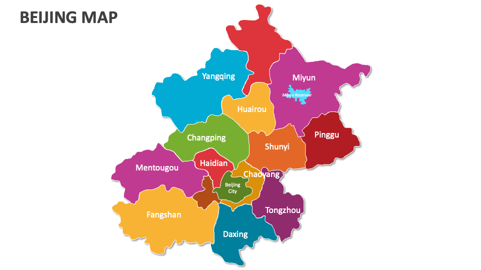 Beijing Map for Google Slides and PowerPoint - PPT Slides