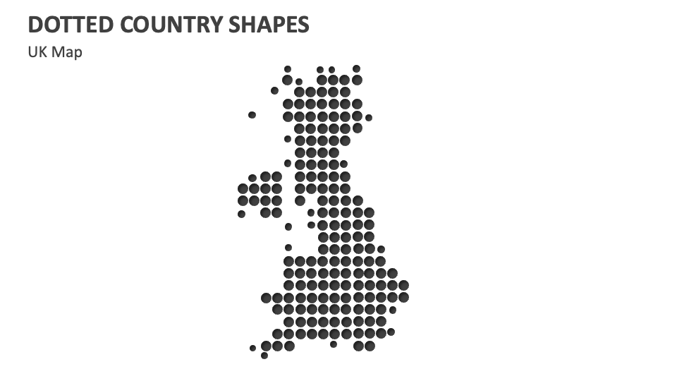 Dotted Country Shapes for Google Slides and PowerPoint - PPT Slides