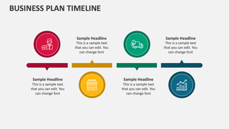 Business Plan Timeline PowerPoint and Google Slides Template - PPT Slides