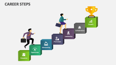 Career Steps PowerPoint and Google Slides Template - PPT Slides