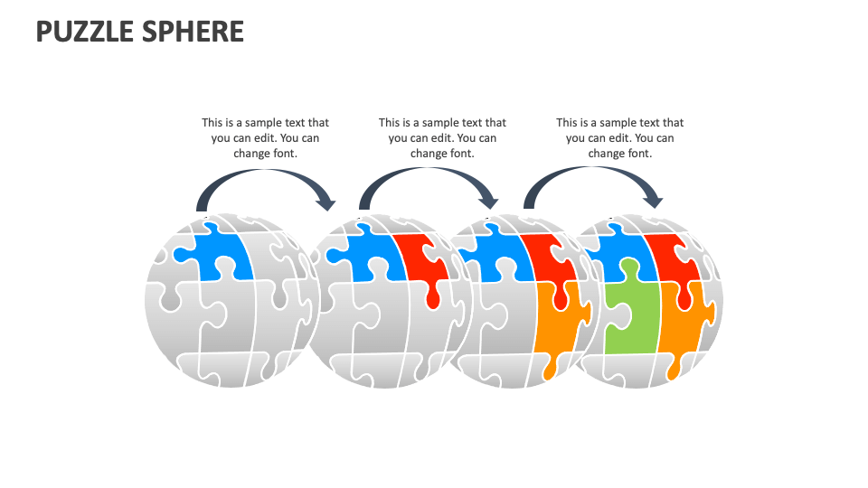 Puzzle Sphere Template for PowerPoint and Google Slides - PPT Slides