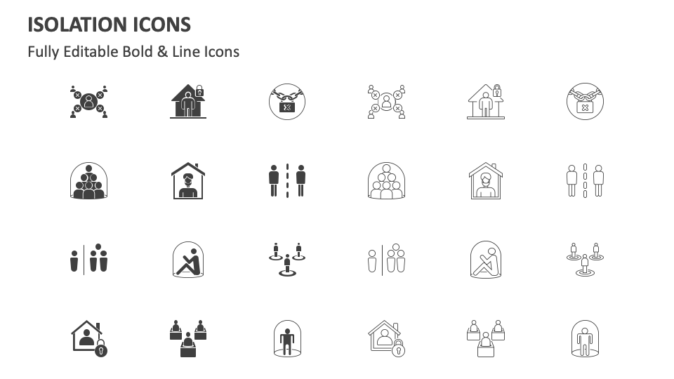 Isolation Icons for Google Slides and PowerPoint
