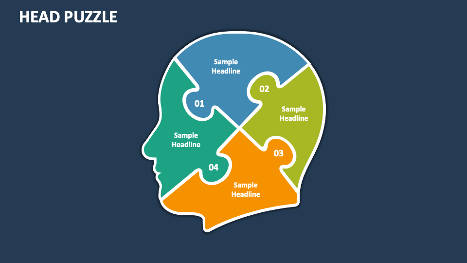 Head Puzzle PowerPoint and Google Slides Template - PPT Slides