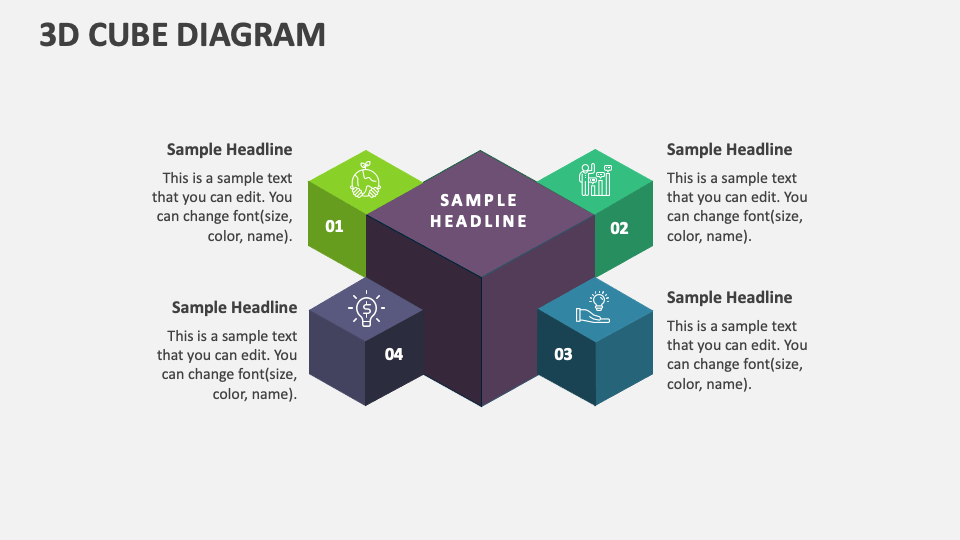 3D Cube Diagram PowerPoint and Google Slides Template - PPT Slides 3D Cube Diagram PowerPoint and Google Slides Template - PPT Slides