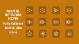 Neural Network Icons for Google Slides and PowerPoint
