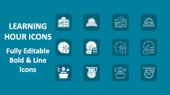Learning Hour Icons for Google Slides and PowerPoint