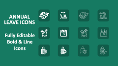 Annual Leave Icons for Google Slides and PowerPoint