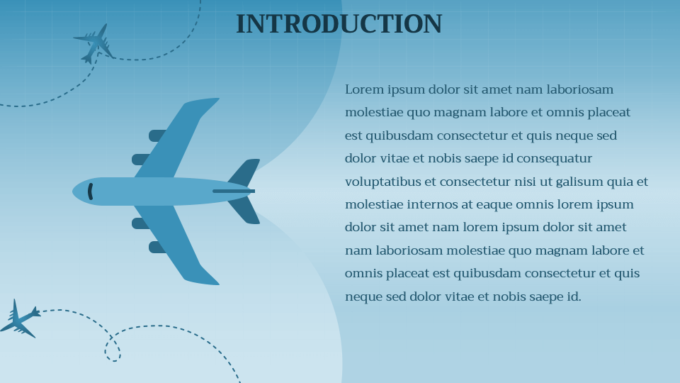 Free Aviation Presentation Theme for Google Slides and PowerPoint