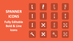 Spanner Icons for Google Slides and PowerPoint