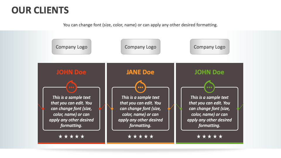 Our Clients PowerPoint and Google Slides Template - PPT Slides