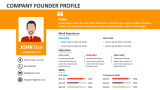 Company Founder Profile Template for Google Slides and PowerPoint - PPT ...