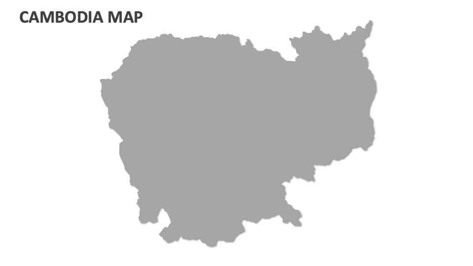 Cambodia Map for Google Slides and PowerPoint - PPT Slides