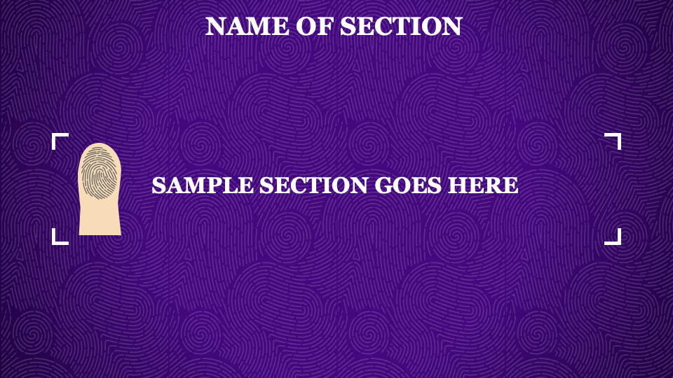 Fingerprint Theme for PowerPoint and Google Slides - PPT Slides