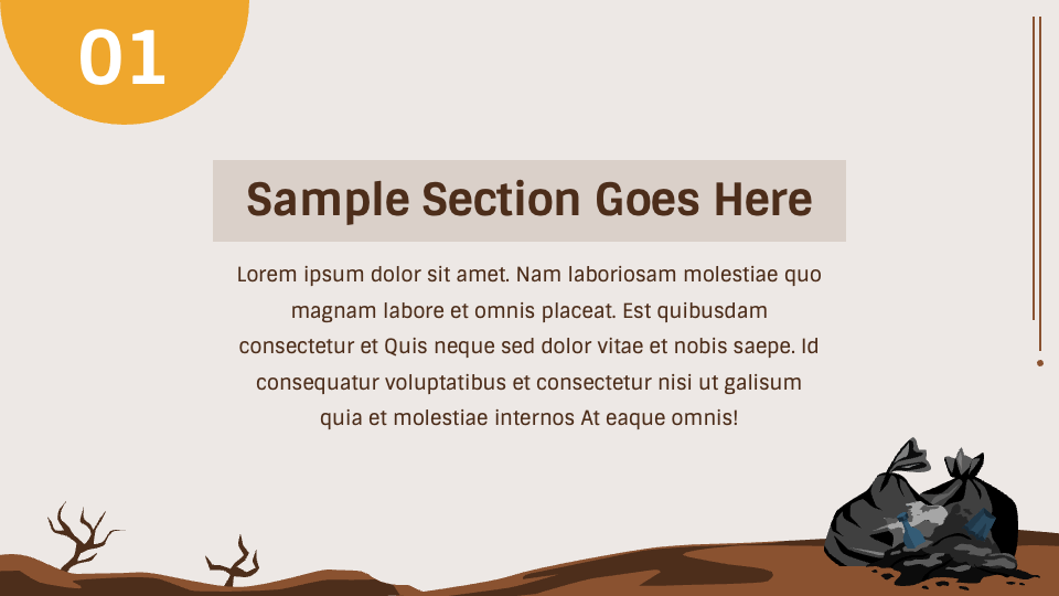 Free Soil Pollution Theme for Google Slides and PowerPoint