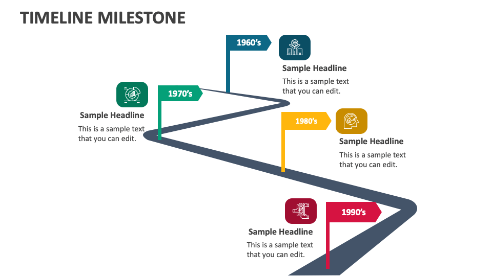 Timeline Milestone PowerPoint and Google Slides Template - PPT Slides