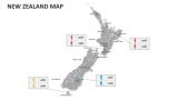 New Zealand Map for Google Slides and PowerPoint - PPT Slides