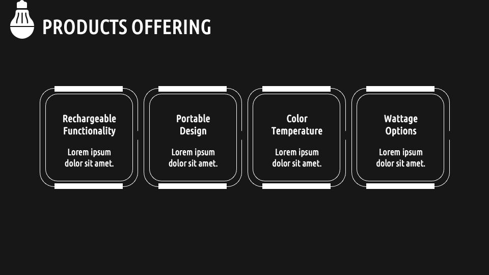 Rechargeable LED Bulb Business Plan PowerPoint and Google Slides ...