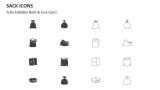 Sack Icons for Google Slides and PowerPoint